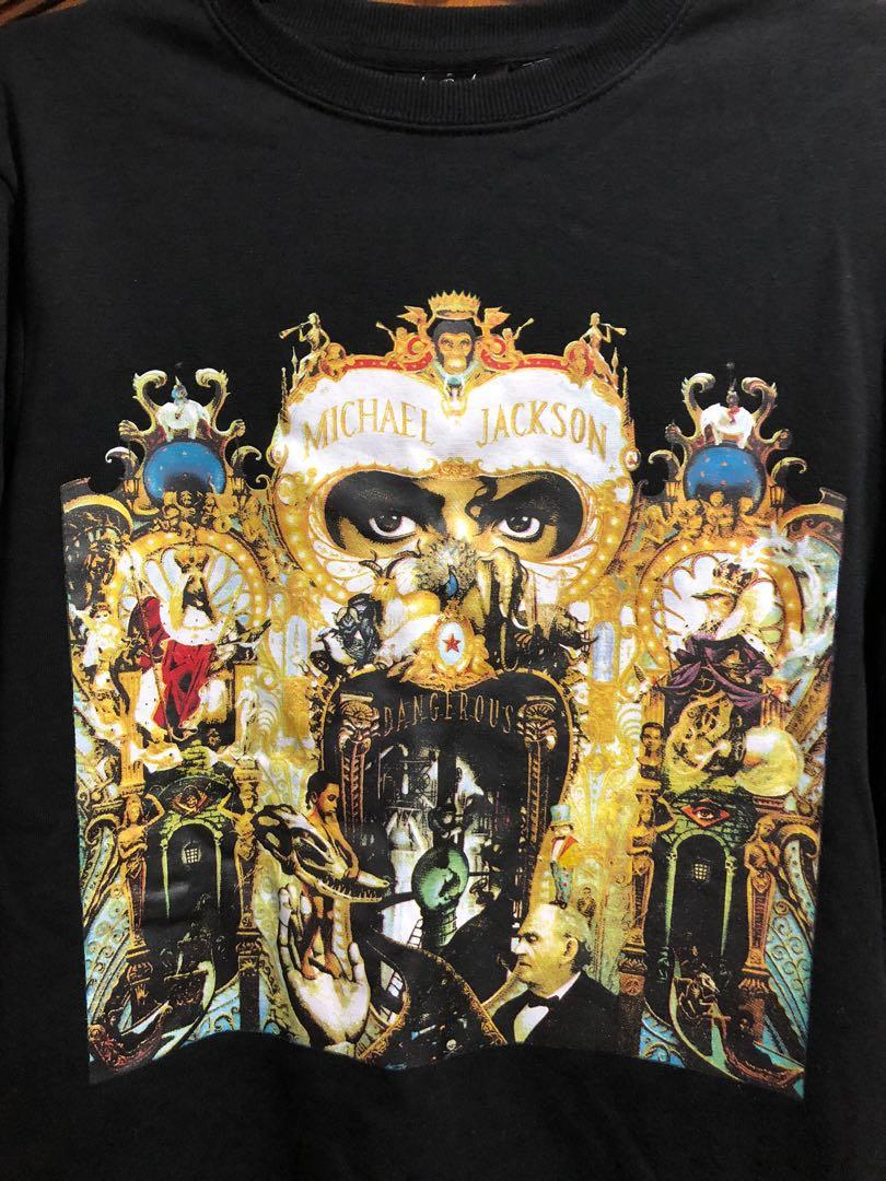 Michael Jackson - black sweater with MJ print, Men's Fashion, Tops ...