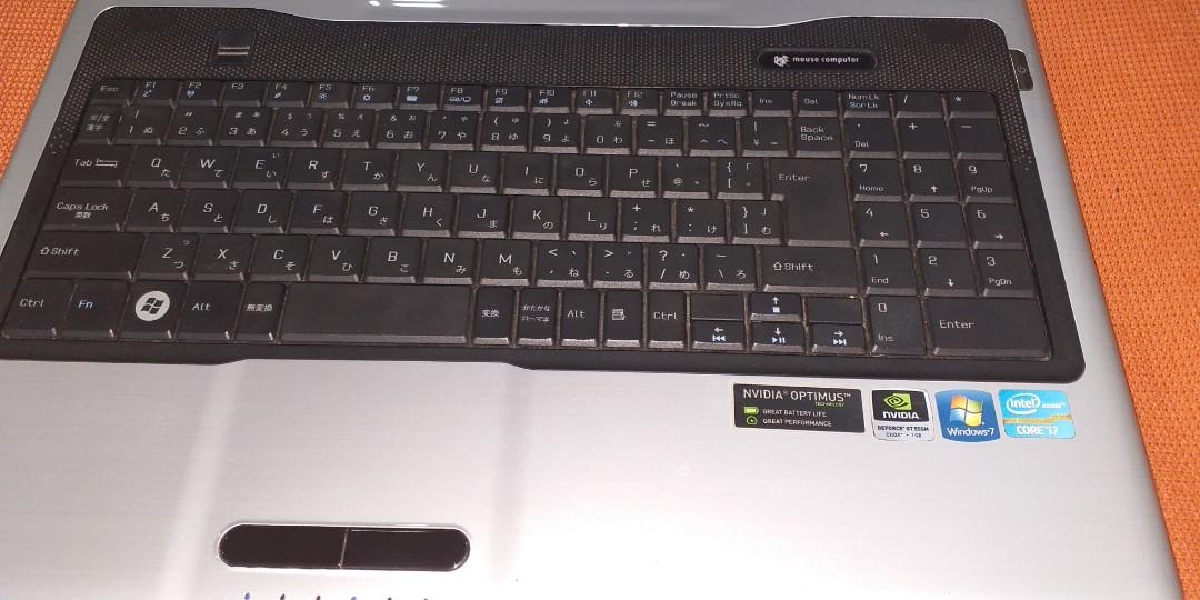 Mouse computer laptop core i7 for gaming made in Japan, Computers ...