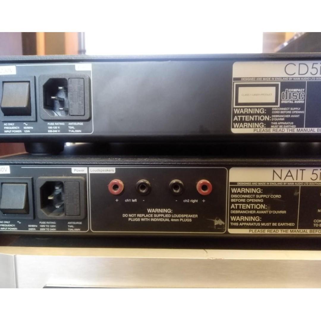 Naim Audio CD5I cd player and Nait5I integrated amplifier, Audio, Other ...