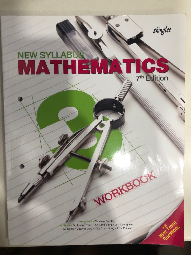 New Syllabus Mathematics Workbook 3 (7th Edition), Hobbies & Toys ...