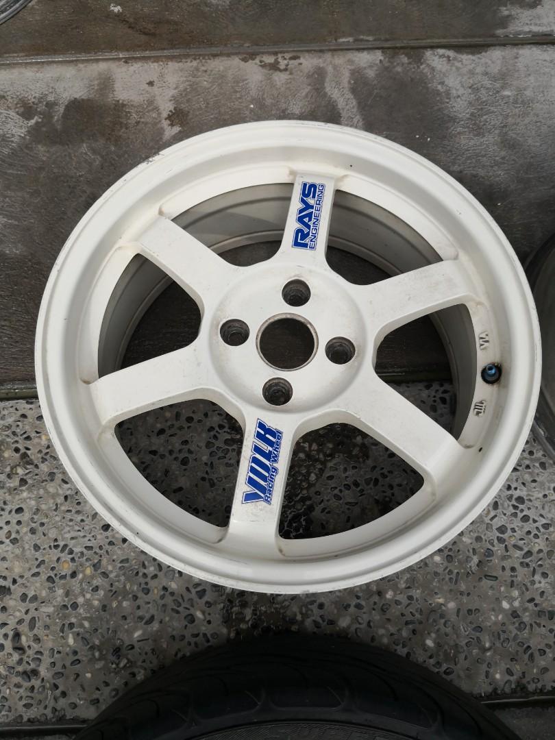 Rota Grid 1 size 16 with orig Rays Volk racing te37 stickers and kyoei ...