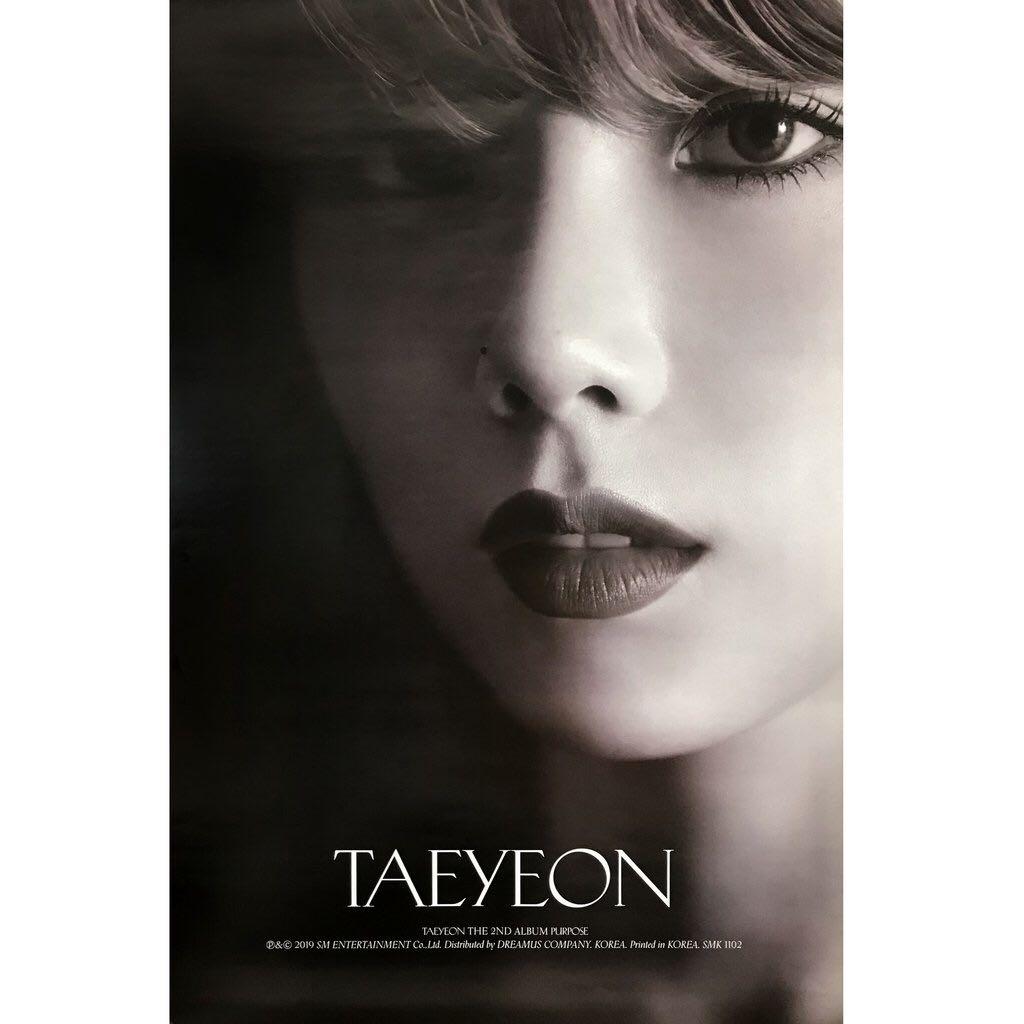 taeyeon purpose poster, Hobbies & Toys, Memorabilia & Collectibles, K ...