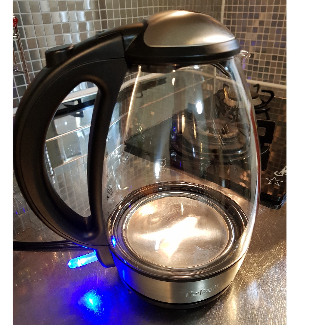 Tefal Glass Vision Kettle KI7208 1.5L, 家庭電器, 廚房電器, 水壺 - Carousell