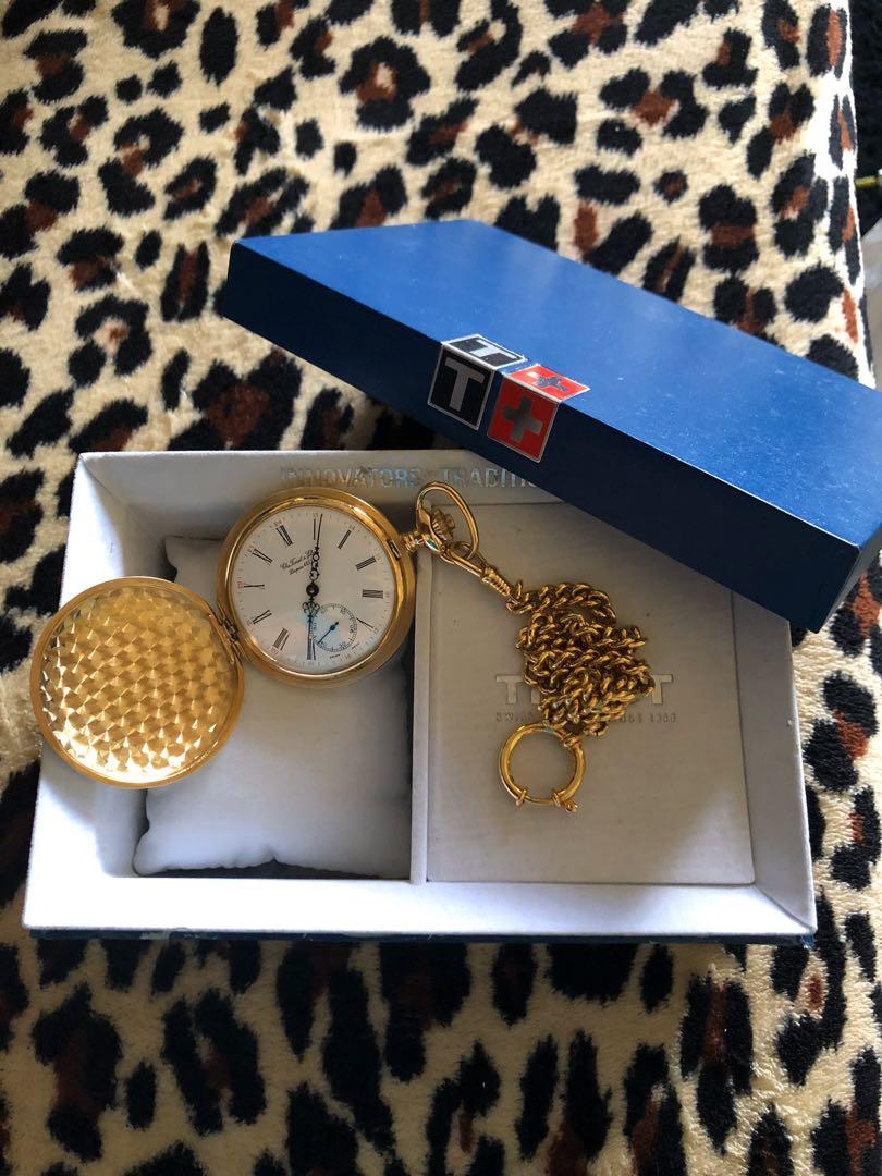 Tissot pocket watch, Luxury, Sneakers & Footwear on Carousell