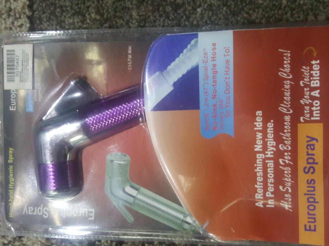 Toilet Bidget Europlus Spray, Furniture & Home Living, Bathroom ...