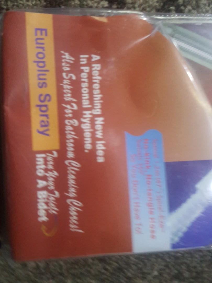 Toilet Bidget Europlus Spray, Furniture & Home Living, Bathroom ...