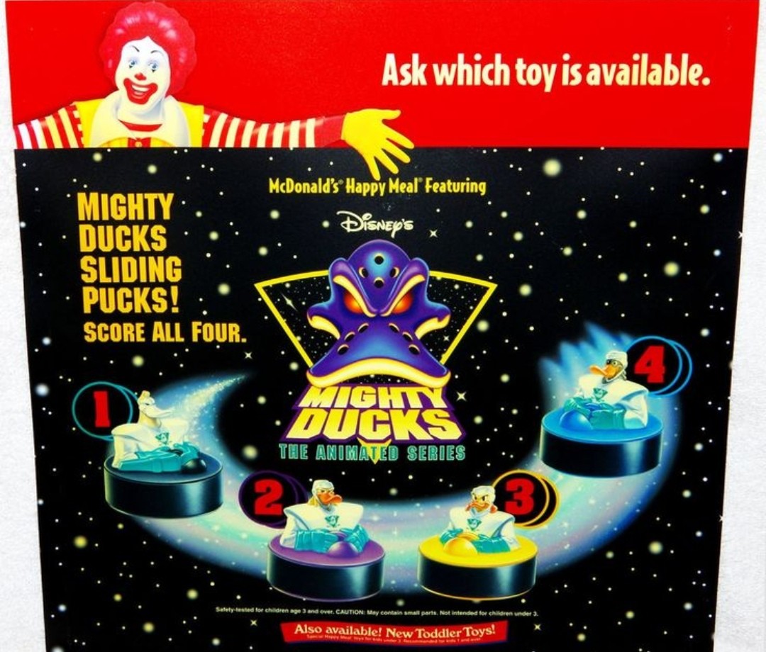 VINTAGE MCDO TOYS 1997 MIGHTY DUCKS, Hobbies & Toys, Toys & Games on ...