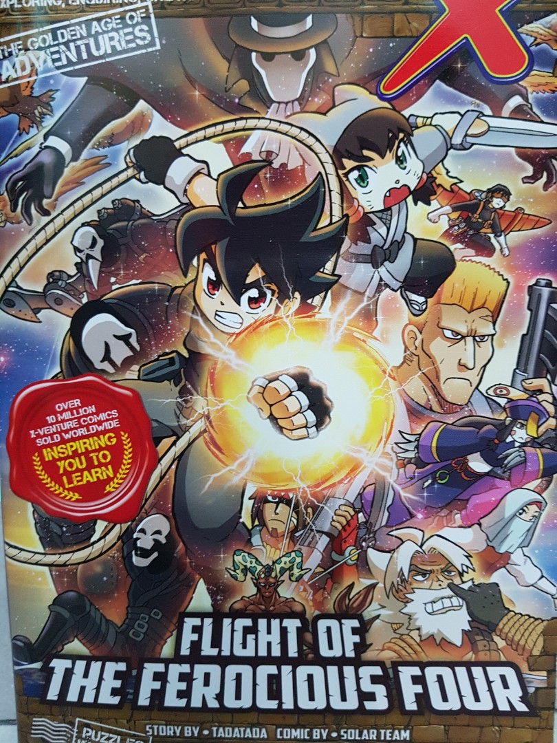 X-venture, The Golden Age of Adventures, The Flight of The Ferocious Four, Hobbies & Toys, Books ...