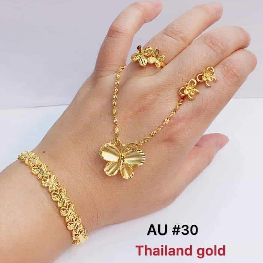 4 in 1 Thailand Gold, Women's Fashion, Jewelry & Organizers, Precious ...