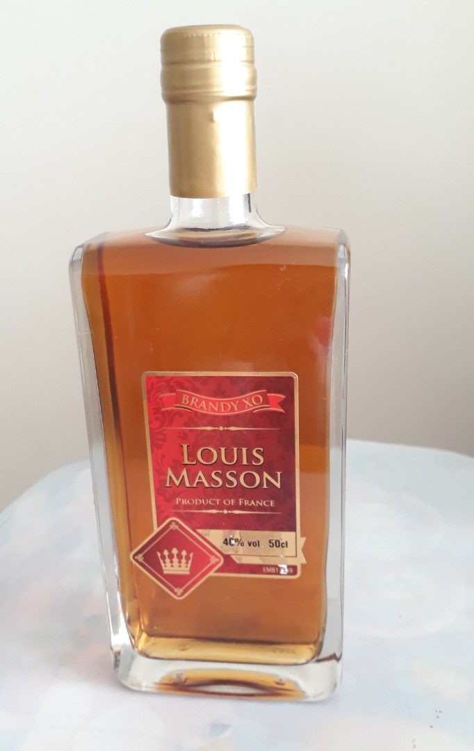 Brandy Xo Louis Masson, Food & Drinks, Alcoholic Beverages on Carousell