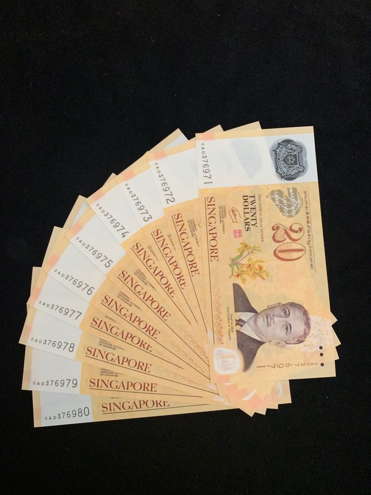 Commemorative $20 polymer with 10 run, Vintage & Collectibles, Currency ...