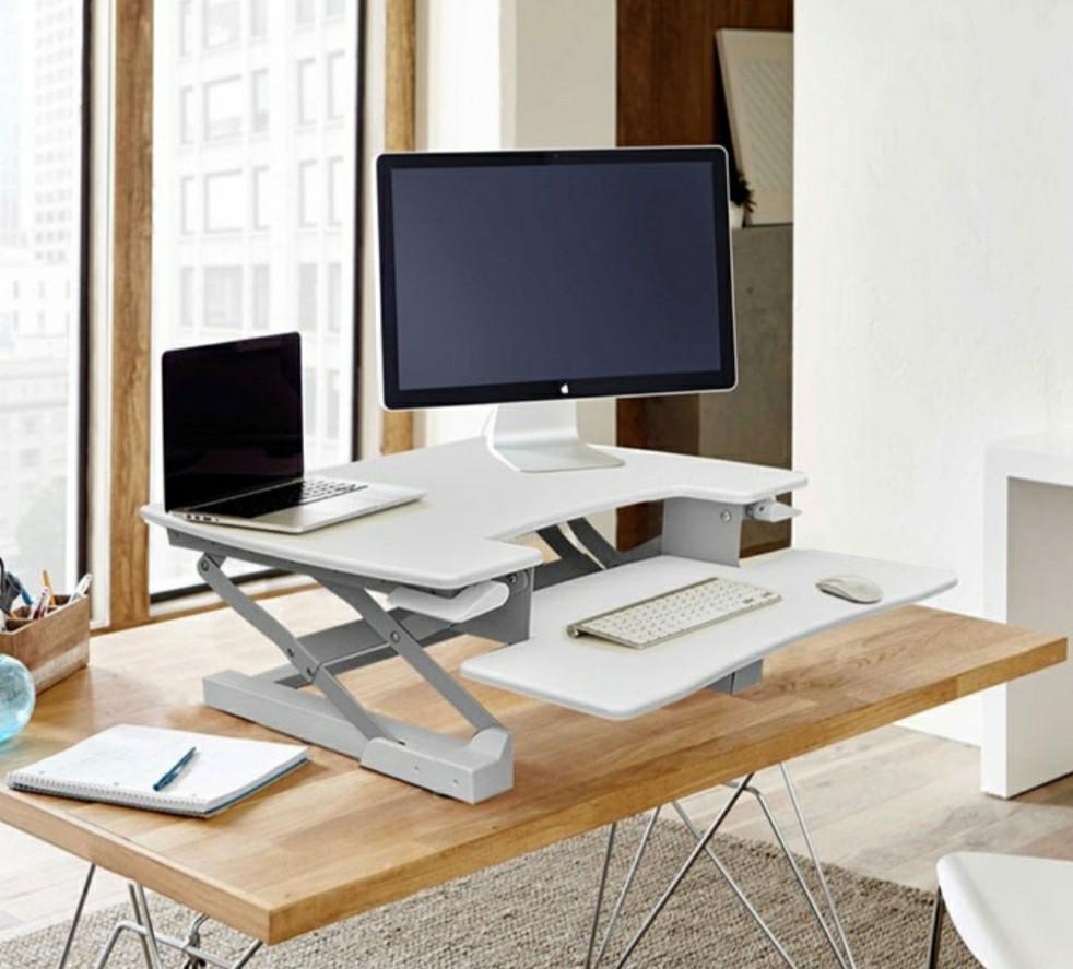 Height Adjustable Computer Table, Furniture & Home Living, Furniture ...