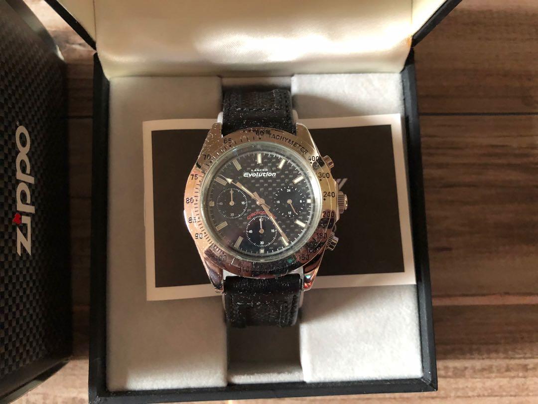 Lancer evo x zippo watch, Men's Fashion, Watches & Accessories, Watches ...