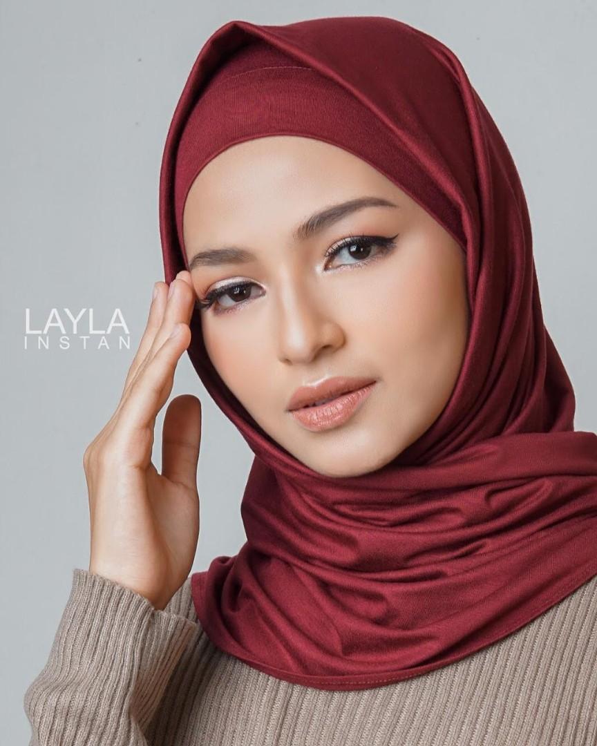 LAYLA INSTANT, Women's Fashion, Muslimah Fashion, Hijabs on Carousell