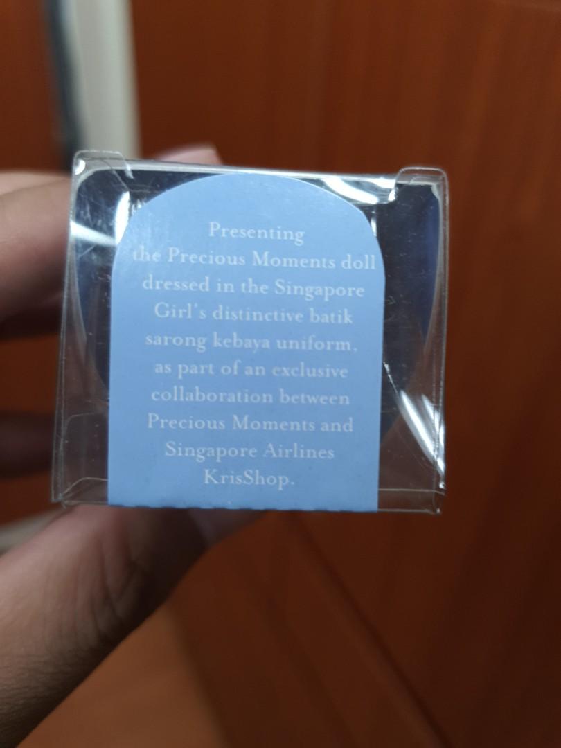 LIMITED EDITION !!! SQ Singapore Girl Precious Moments Doll Keychain ...