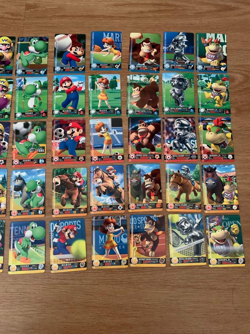MARIO SPORTS AMIIBO CARDS COMPLETE (90 CARDS) SET, Video Gaming, Gaming ...