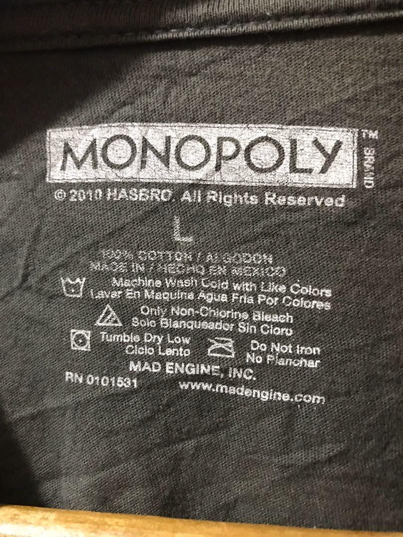 Monopoly, Men's Fashion, Tops & Sets, Tshirts & Polo Shirts on Carousell