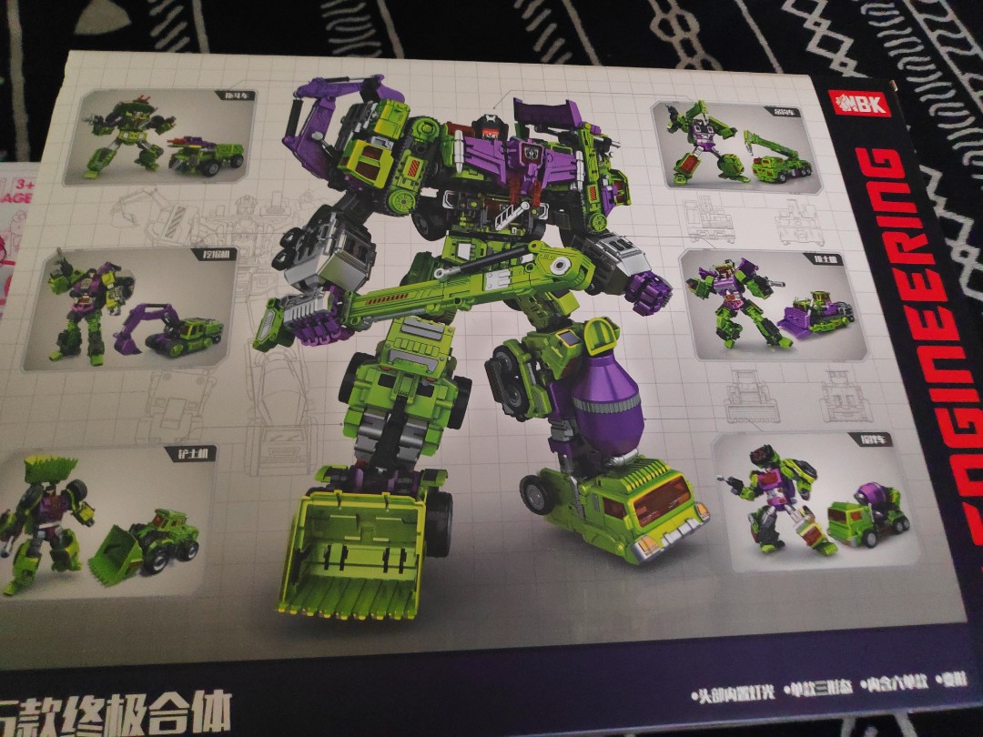 NBK DEVASTATOR Green Purple Big Size, Hobbies & Toys, Toys & Games on ...