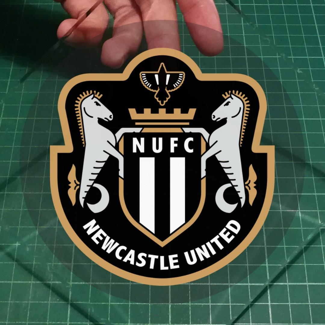 Removable Static Cling Car Decals - NUFC / NEWCASTLE UNITED FOOTBALL ...