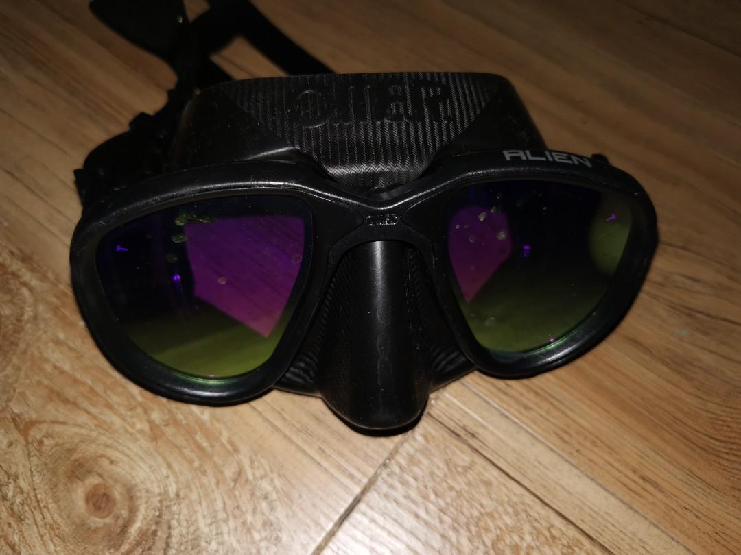 Omer alien mirror lenses masks, Sports Equipment, Sports & Games, Water ...