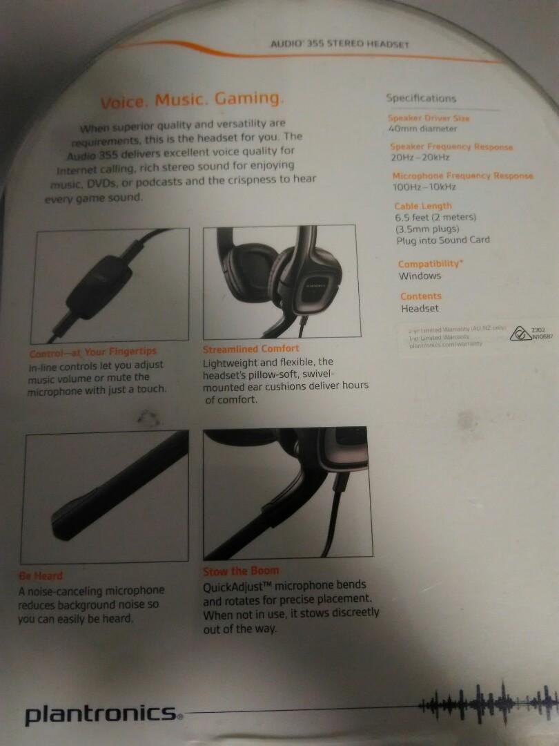 Plantronics Headphone, Audio, Headphones & Headsets on Carousell