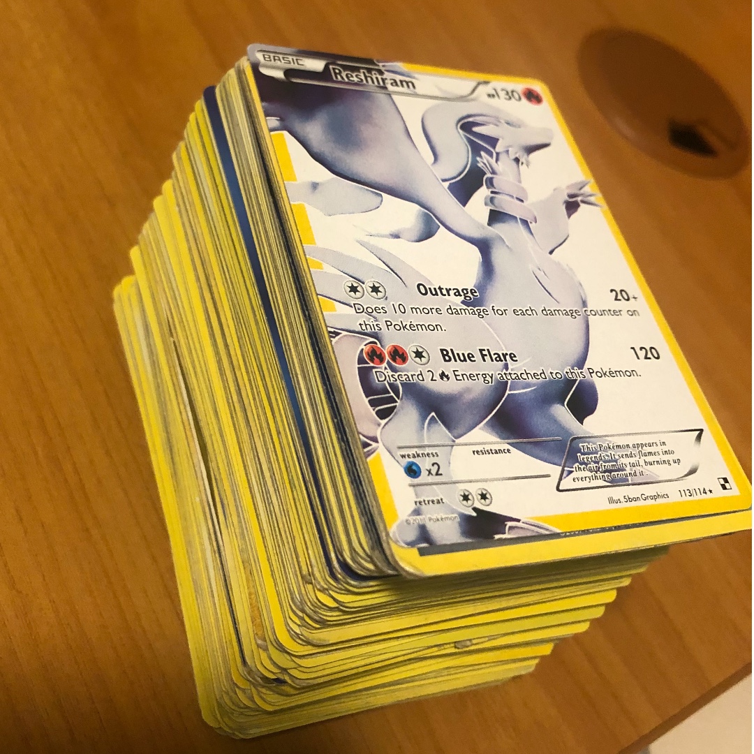 Pokemon cards with metal Pokemon tin box, Hobbies & Toys, Toys & Games ...