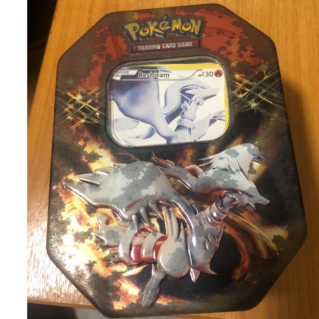 Pokemon cards with metal Pokemon tin box, Hobbies & Toys, Toys & Games ...