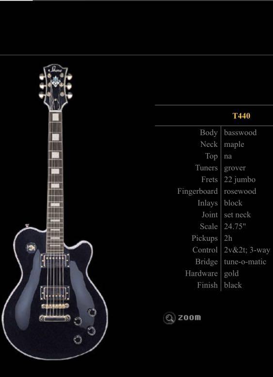 Shine electric guitar, Hobbies & Toys, Music & Media, Musical ...