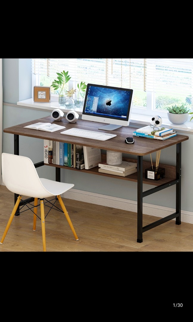 Simple study table, Furniture & Home Living, Furniture, Tables & Sets ...