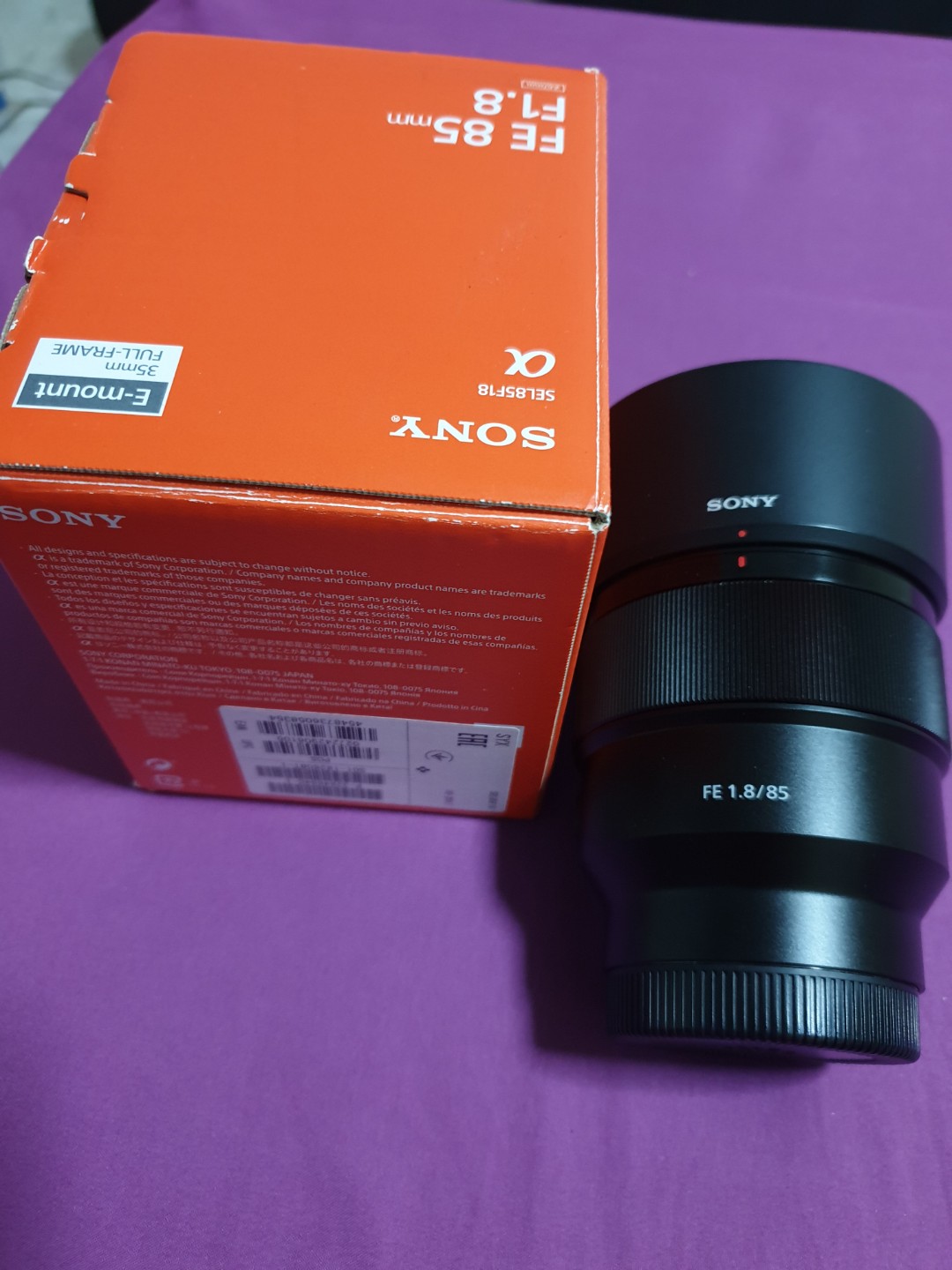 Sony 85mm f1.8, Photography, Lens & Kits on Carousell