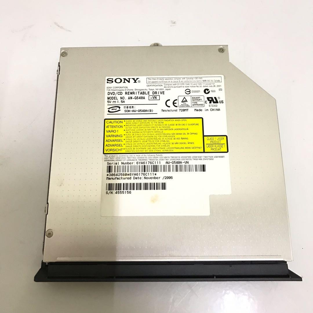 Sony DVD Writer - AW-G540A, Computers & Tech, Parts & Accessories, Hard ...