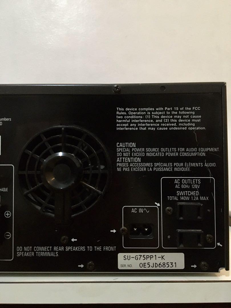 Technics (SU-G75) Stereo Integrated Amplifier, Audio, Soundbars ...