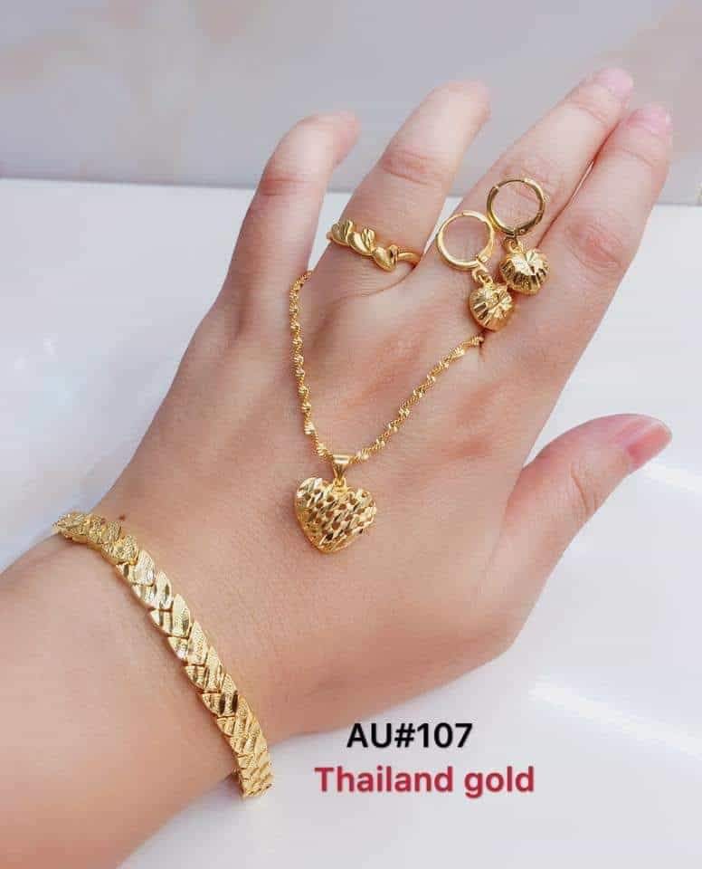Thailand Gold Set v4, Women's Fashion, Jewelry & Organizers, Precious ...