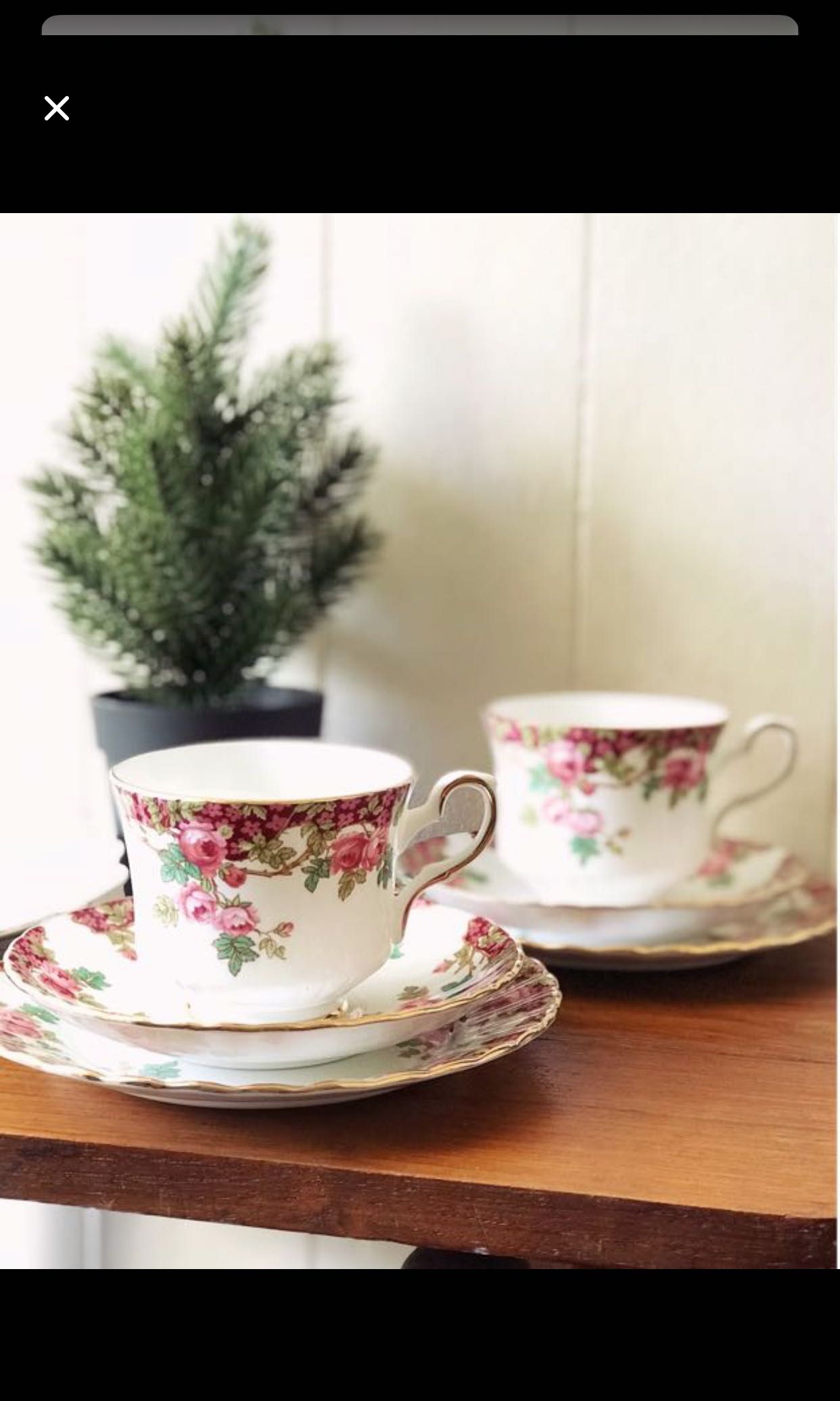 Vintage Royal Stafford Olde English Garden Tea Set, Furniture & Home ...