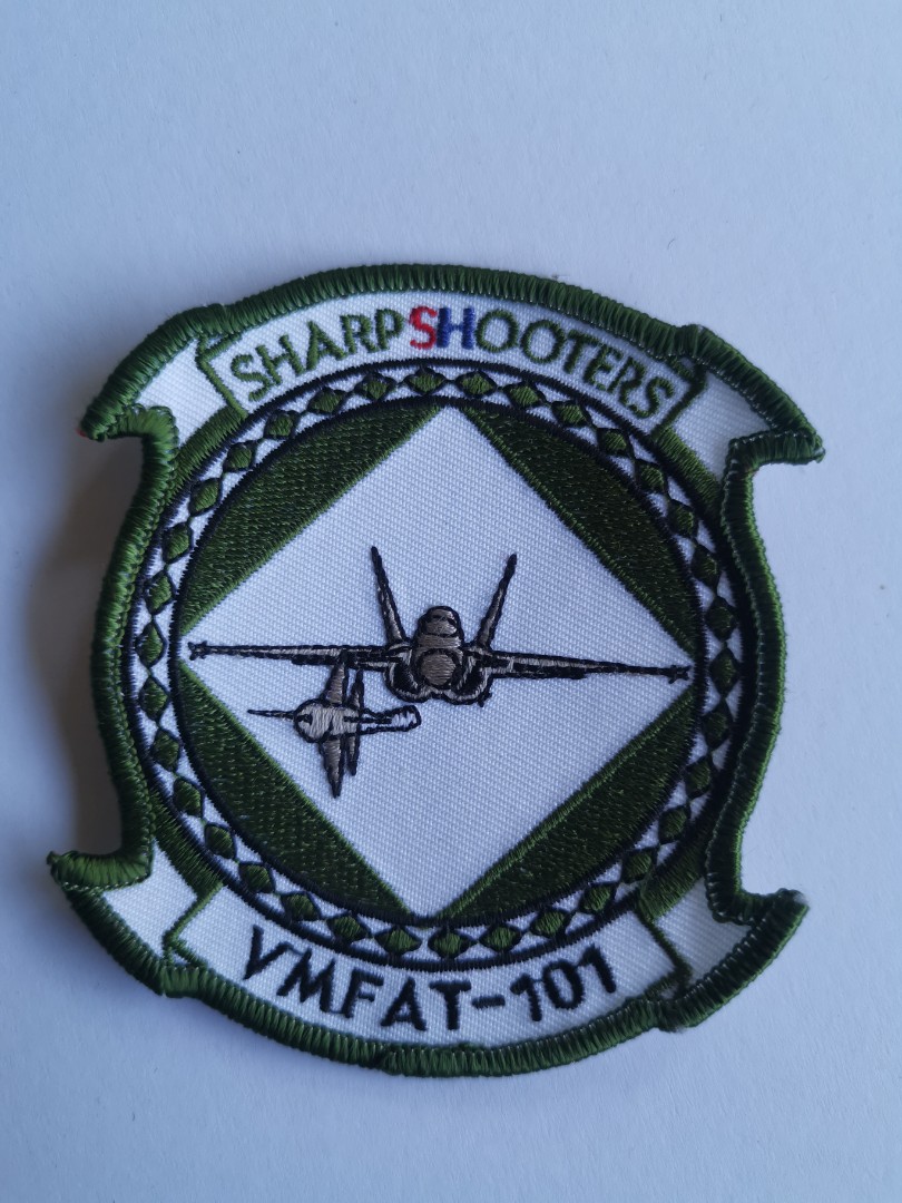 VMFAT - 101 Sharpshooters patch, Hobbies & Toys, Collectibles & Memorabilia, Vintage ...