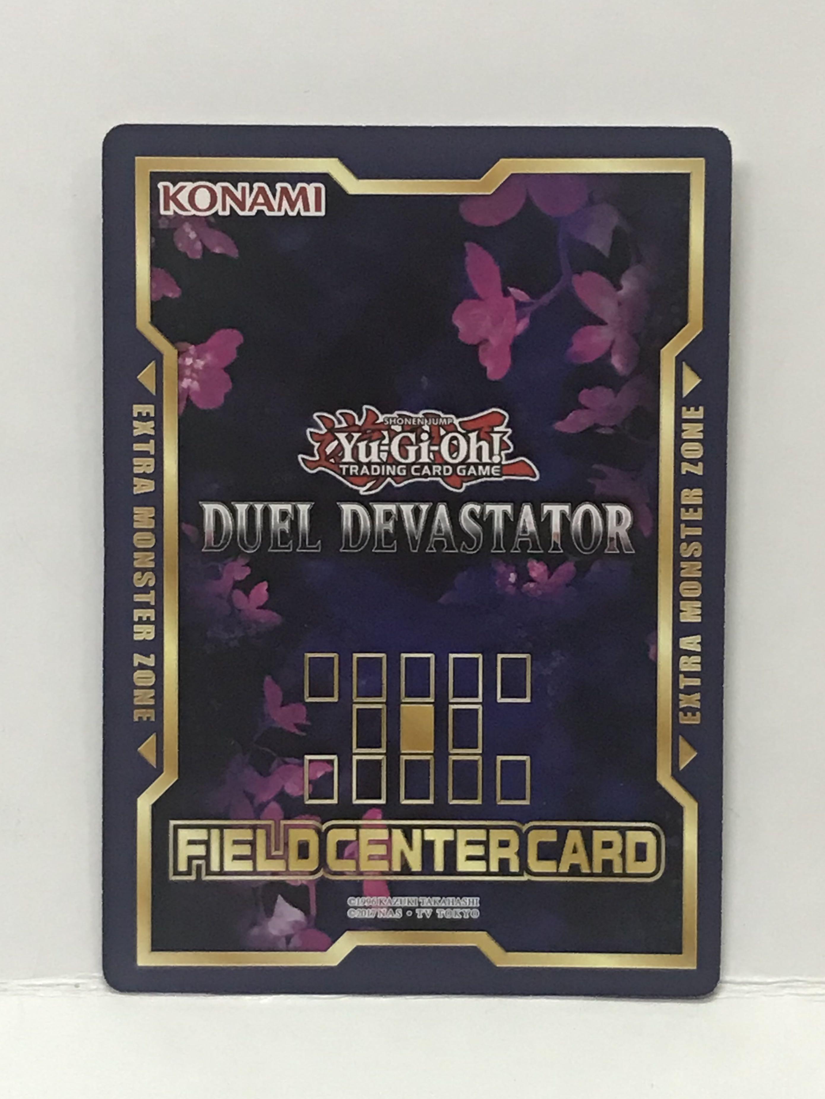 Yugioh Duel Devastator - Field Center Card, Hobbies & Toys, Toys & Games on Carousell