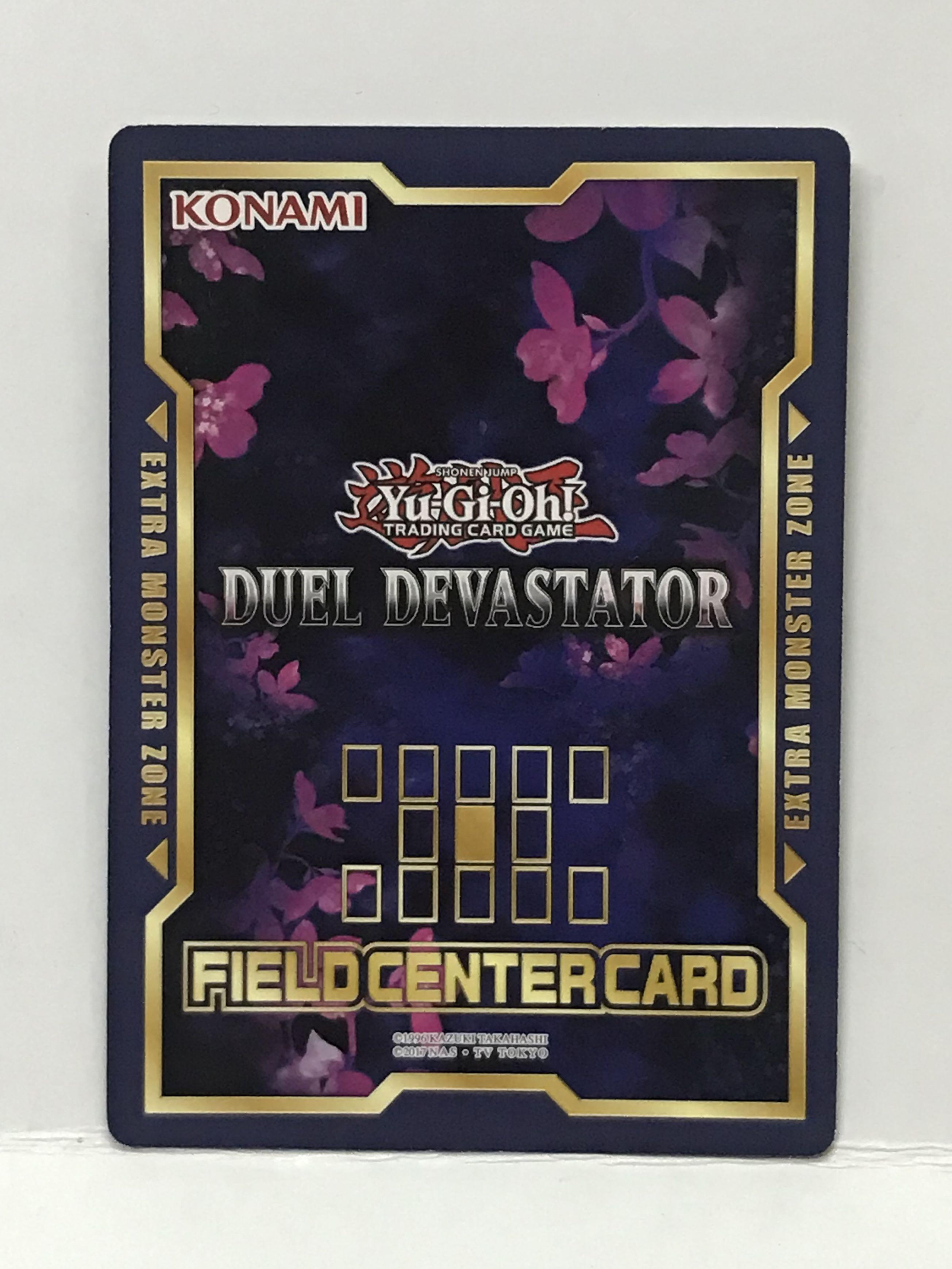 Yugioh Duel Devastator - Field Center Card, Hobbies & Toys, Toys & Games on Carousell