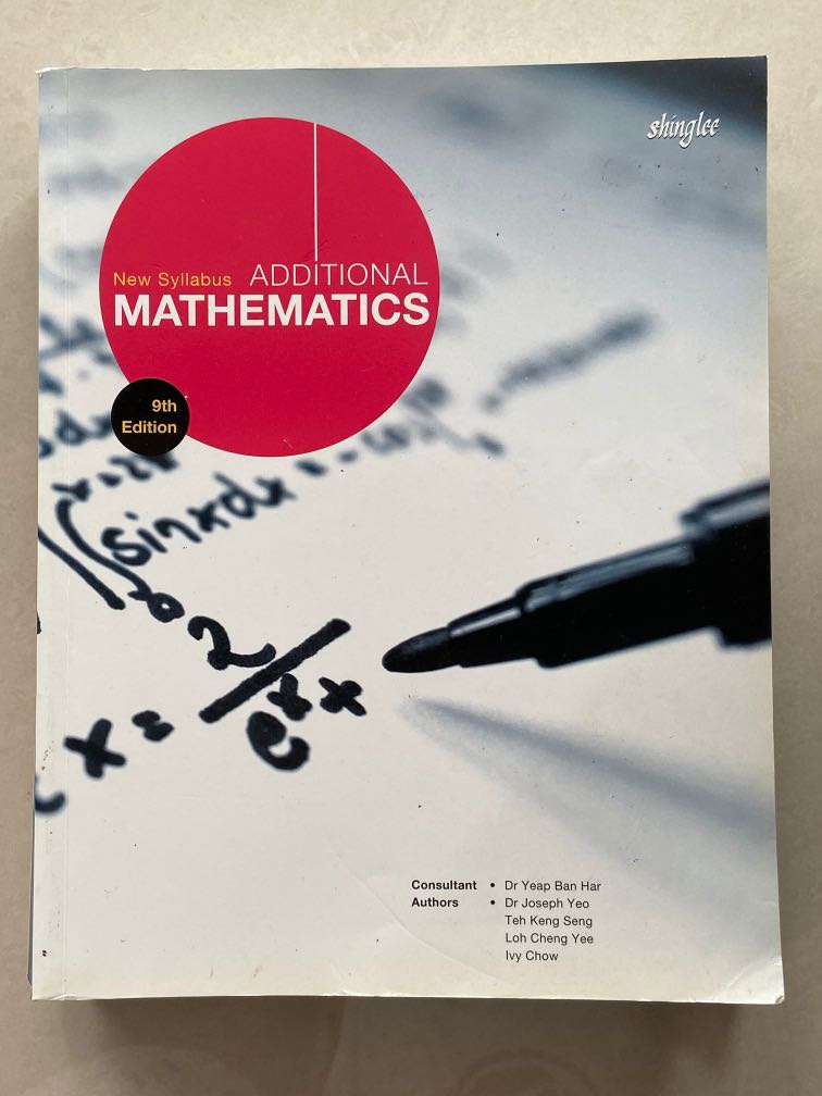 Additional Mathematics Textbook, Hobbies & Toys, Books & Magazines ...