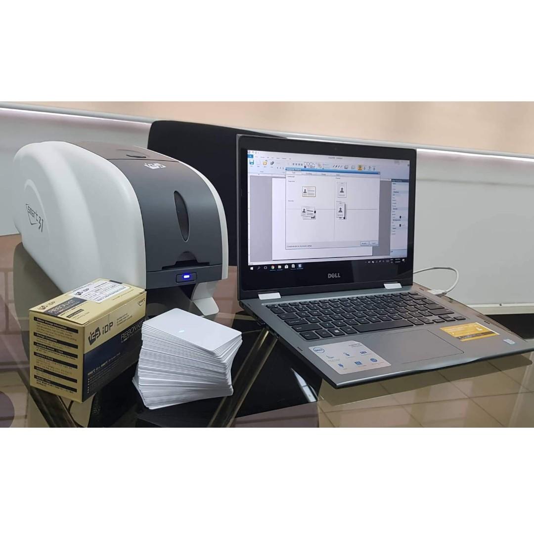 Best Value High Performance Free Consumables PVC RFID ID Card Printer ...