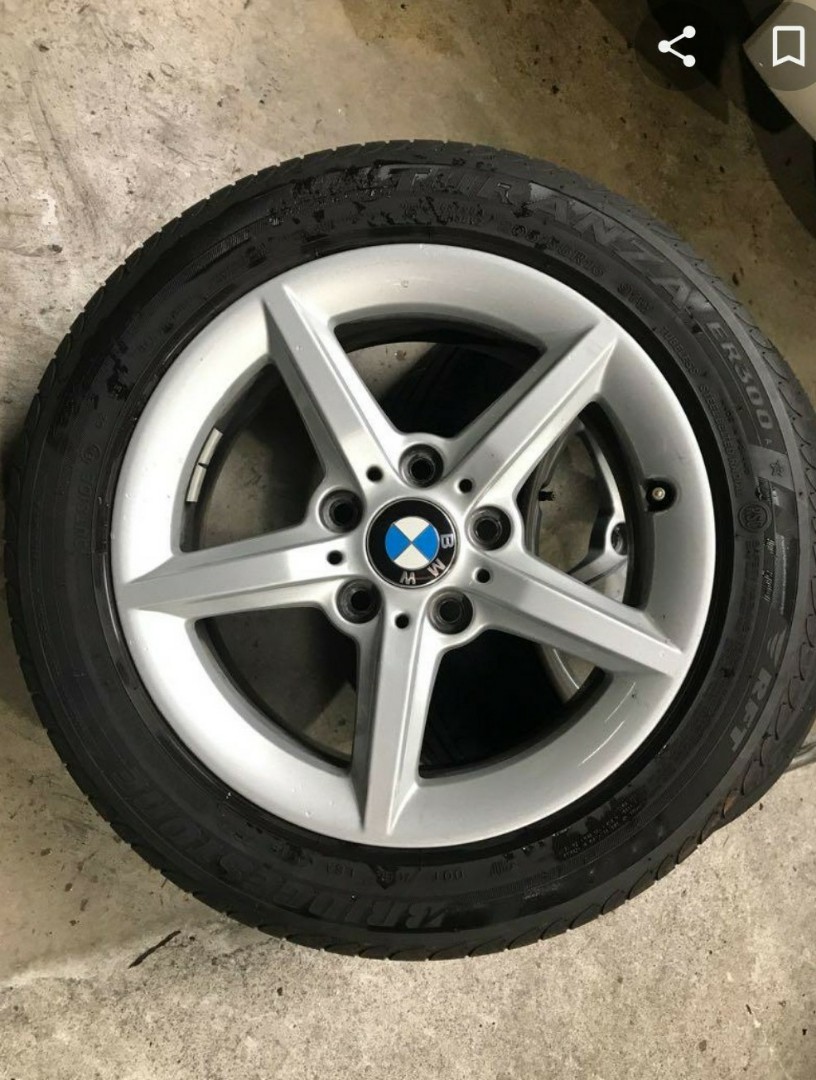 BMW Rims 16", Car Accessories, Tyres & Rims on Carousell