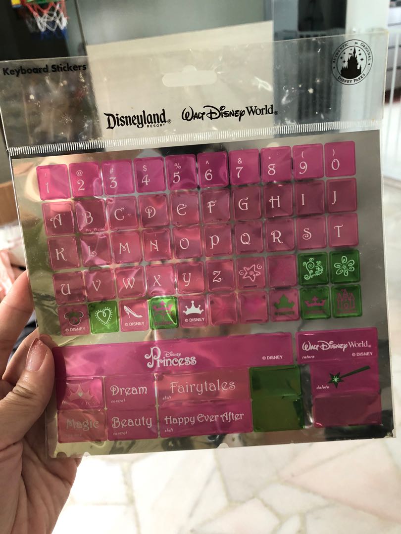 Brand new Disney World Keyboard Stickers, Hobbies & Toys, Stationery ...