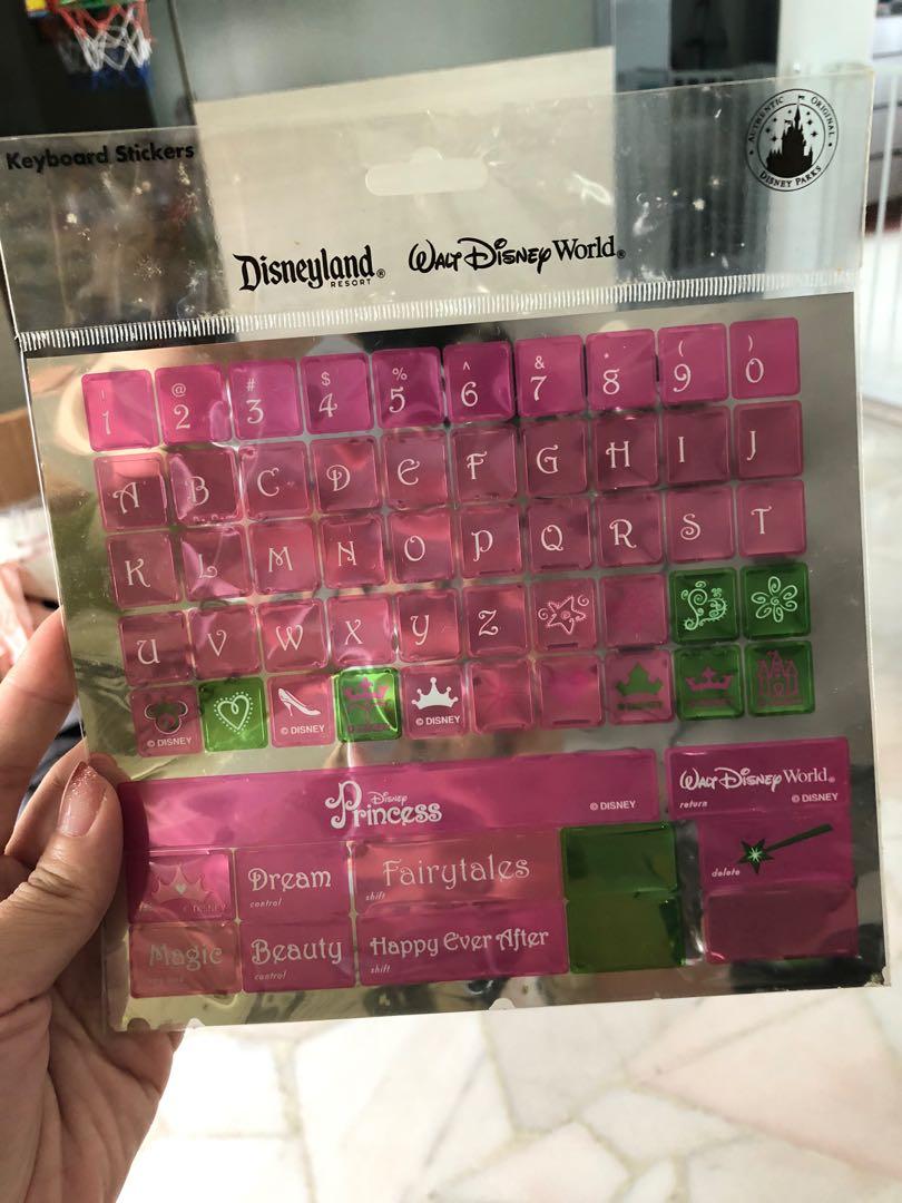 Brand new Disney World Keyboard Stickers, Hobbies & Toys, Stationery ...