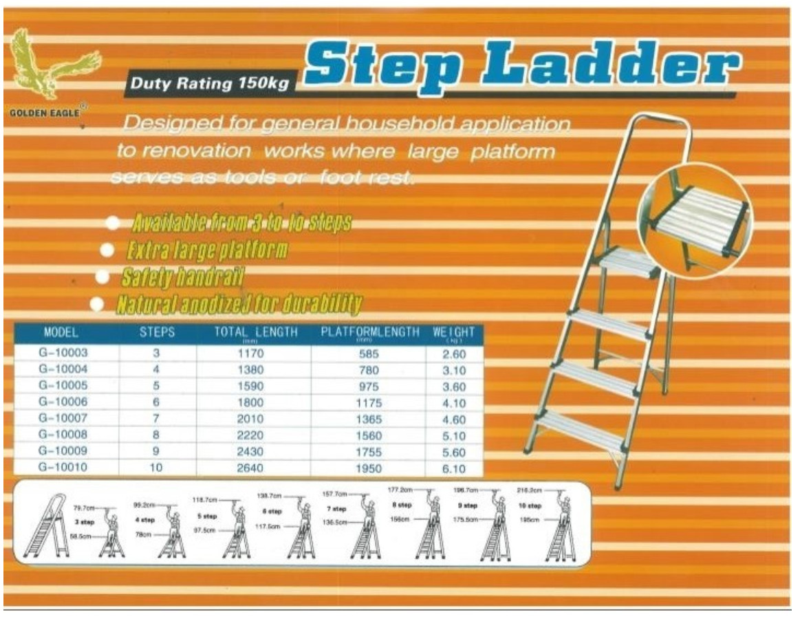 Golden Eagle 6 Step Ladder, Furniture & Home Living, Furniture, Other ...