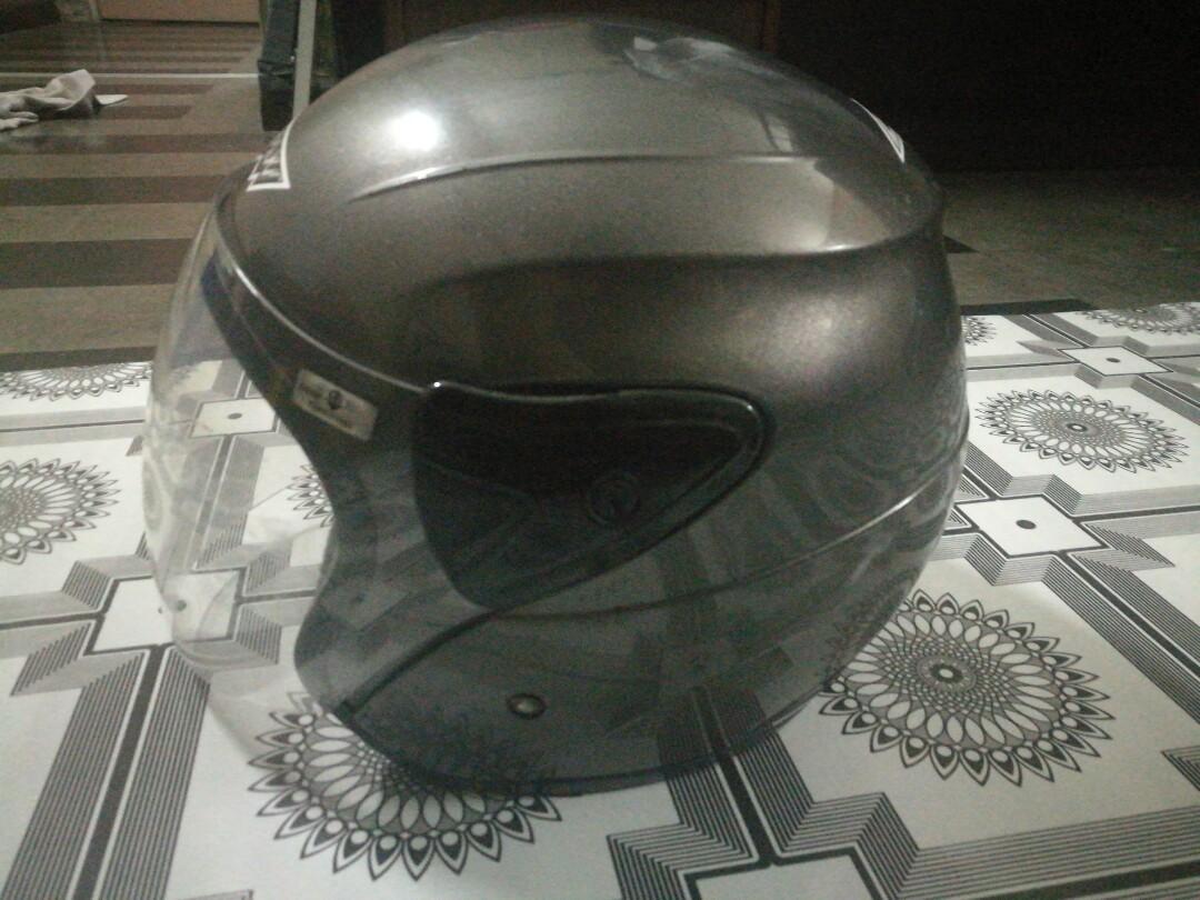 Helmet Xdot G618 Kelabu Murah X Dot, Auto Accessories on Carousell