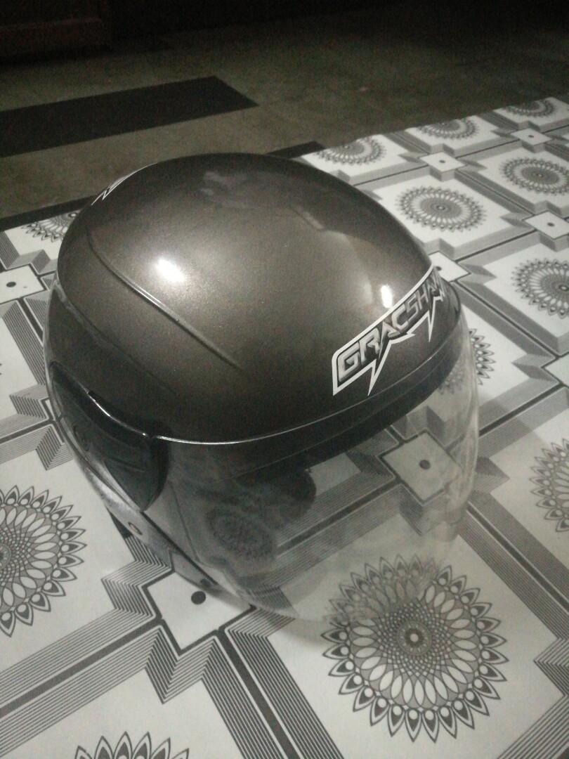 Helmet Xdot G618 Kelabu Murah X Dot, Auto Accessories on Carousell