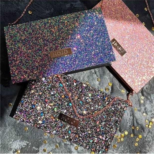 HOJO | Eyeshadow Palette Bling Bling Sling Bag Design (3 Types), Beauty ...