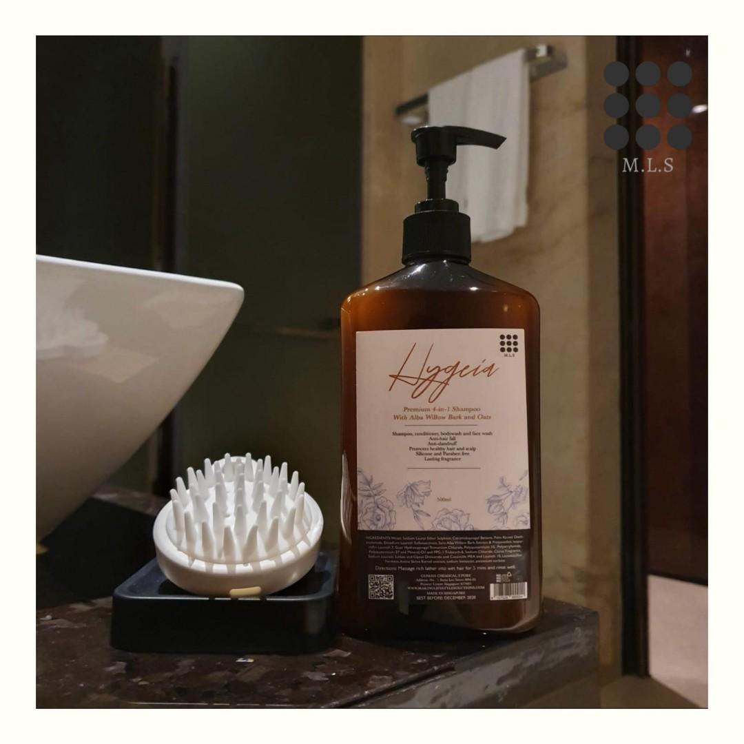 Shampoo with Hair Massage Brush, Beauty & Personal Care, Hair on Carousell