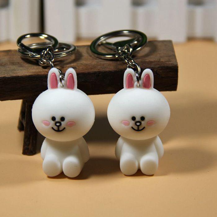 (INSTOCK) Line Friends Brown and Cony keychains, Hobbies & Toys, Toys ...