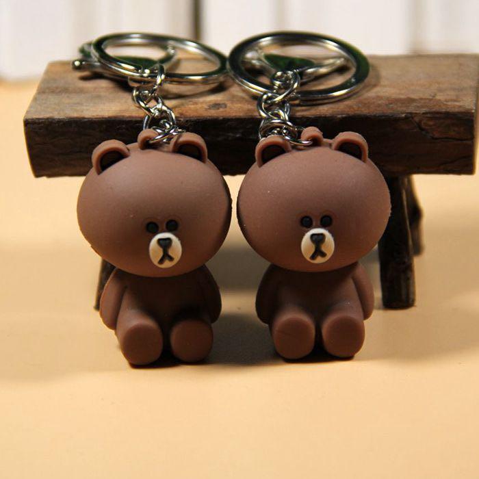 (INSTOCK) Line Friends Brown and Cony keychains, Hobbies & Toys, Toys ...