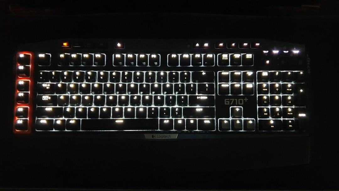 Logitech G710+ Mechanical Gaming Keyboard Cherry MX Brown, Computers ...